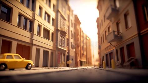 Landscape Urban Composition Stock Illustration Illustration Of