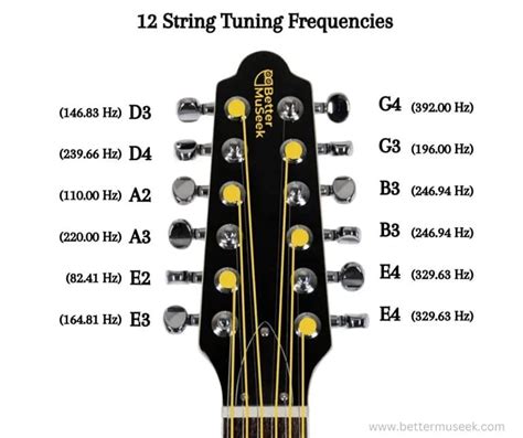 12 String Guitar Tuning And Tuners Bettermuseek