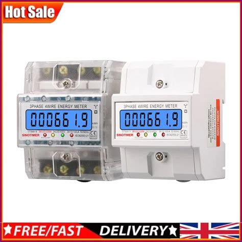 100a 3 Phase 4 Wires Electricity Usage Meter Electric Meter Kwh Meter