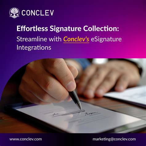 Effortless Signature Collection Streamline With Conclevs Esignature