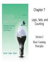Basic Counting Principles: Venn Diagrams & Set Operations | Course Hero
