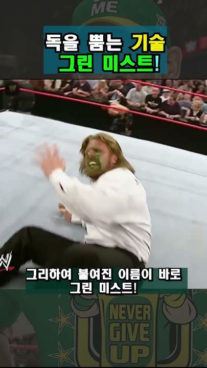 타지리 형님 이건 정말 너무한 거 아니오 링 위에서 독을 뿜는 미친 기술 그린 미스트 프로레슬링 Wwe Youtube