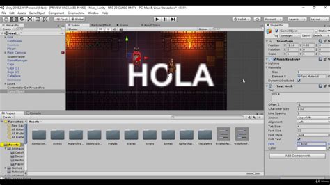 113 textmesh y textmeshpro curso unity y c 2020 youtube