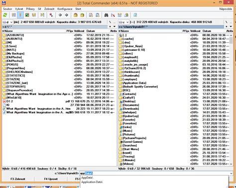 Windows 81 Upgrade Total Commander Hidden Directories Do Not Show