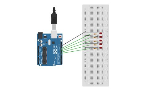Circuit Design Arduino Micro Tinkercad
