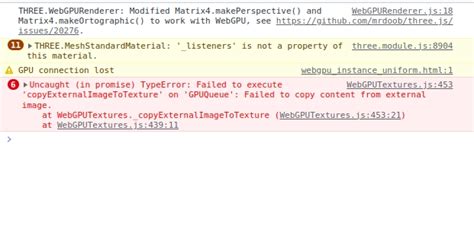 Webgpu Example Not Working In Ubuntu Questions Three Js Forum