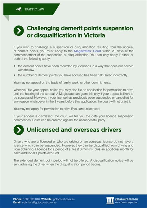 Demerit Points In Victoria PDF