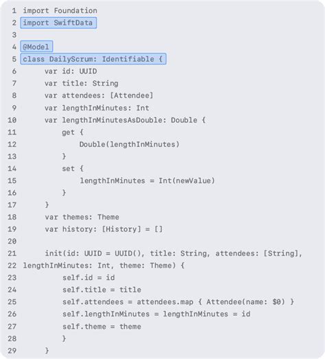 Persisting Data Apple Developer Documentation