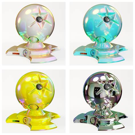 Procedural Iridescent Material Blender Market