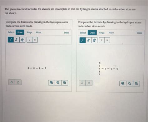 Solved The Given Structural Formulas For Alkanes Are