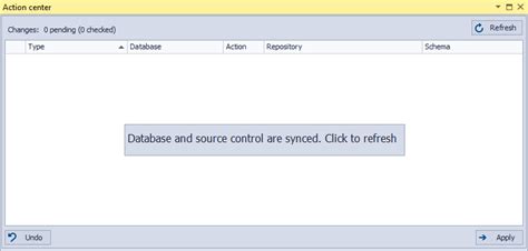 How To Get Changes From The Source Control Repository In The Database Source Control