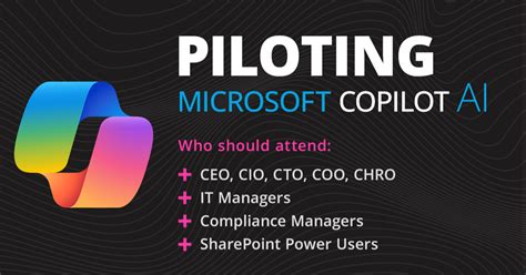 Piloting Microsoft Copilot Ai Webinars Spindustry Des Moines Iowa