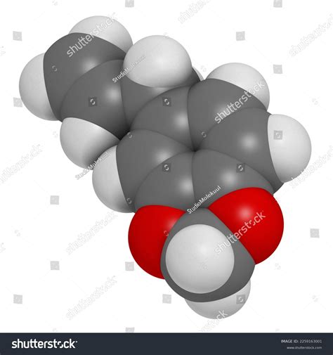Safrole Mdma Precursor Molecule 3d Rendering Stock Illustration 2259163001 Shutterstock