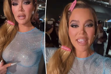 Khloé Kardashian tests Instagrams nipple ban in sheer top