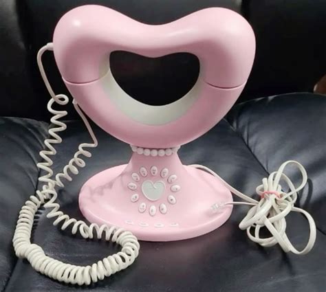 Pink Heart Telephone Retro Gadgets Cool Things To Buy Girly Things