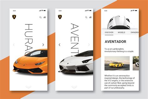 Lamborghini Web App Design On Behance
