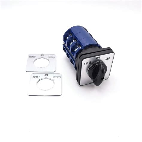 50 Amp Power Selector Switch Shore Off Gen Rotary Switch Fo