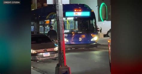Mta Bus Strikes 2 Pedestrians After Becoming Unhooked From Tow Truck