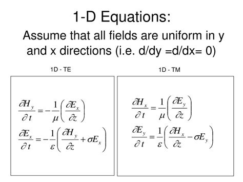 Ppt Finite Difference Time Domain Method Fdtd Powerpoint