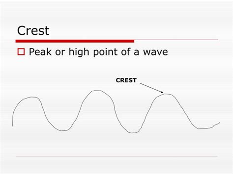 Crest Definition In Science Definitionjulb
