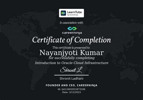 Nayanjyoti Kumar On Linkedin Cloud Infrastructure Oracle