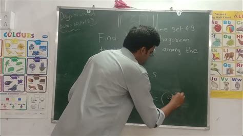 Class 7th Maths Chapter Name Pythagoras Theroem Question No 1