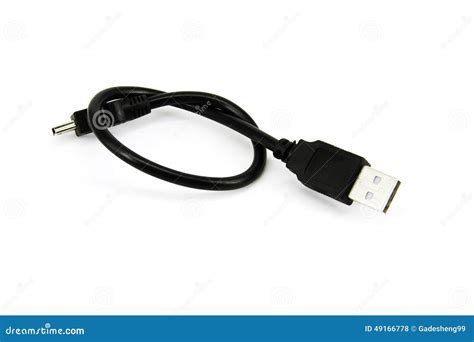 USB Cable Line Stock Photo Image Of Background Line