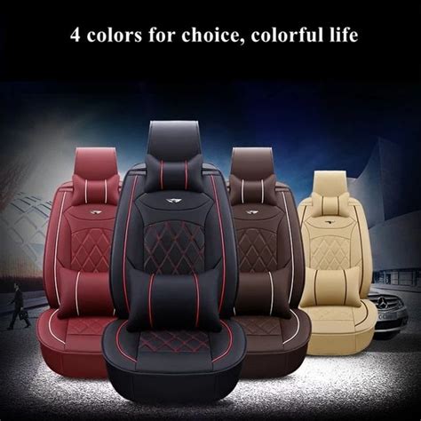 Soft Comfortable Leather Material Extravagant Custom Car Seat Covers