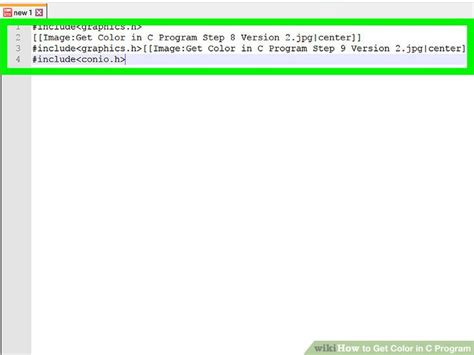 How To Get Color In C Program With Pictures Wikihow