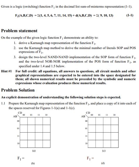 Solved Please Answer This Sum Of Minterms Question Along