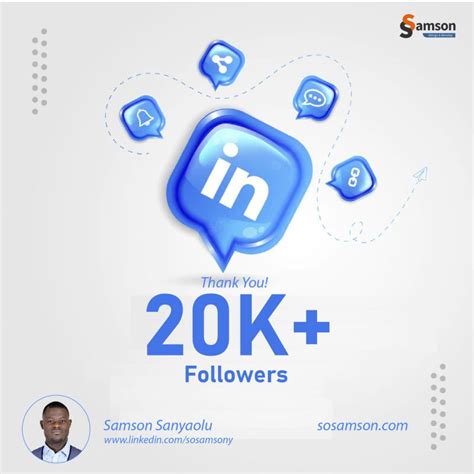 Samson O Sanyaolu On Linkedin Its 20k Followers Already 😍
