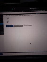 Answered: [References) Which of the following compounds contains only one unshared pair of ...