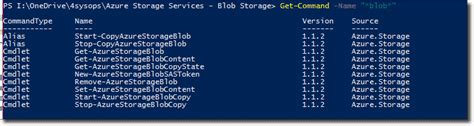 Azure Storage Services Blob Storage Sysops