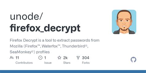 Github Unode Firefox Decrypt Firefox Decrypt Is A Tool To Extract Passwords From Mozilla