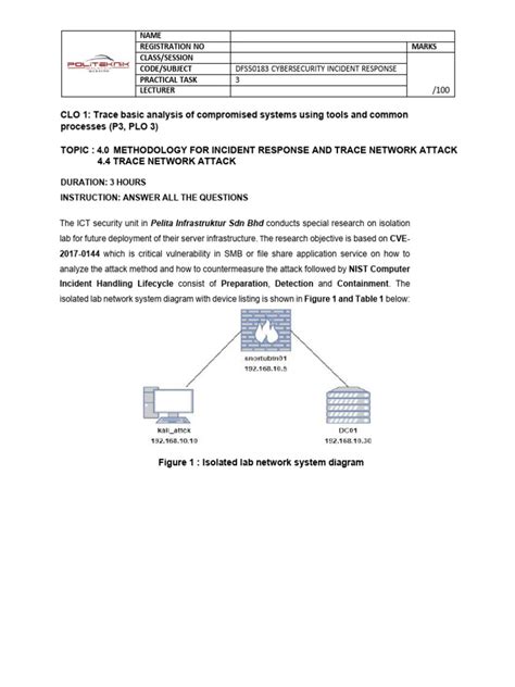 Practical Task 3 Pdf Computer Network Operating System