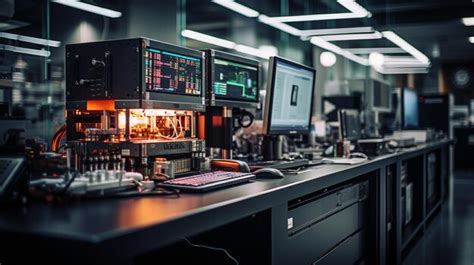Premium Ai Image Quantum Data Analysis Laboratory