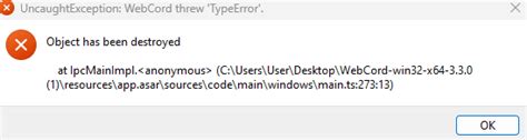 webcord crashing on launch · issue 160 · spacingbat3 webcord · github