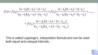 Lagrange Interpolation PPTX Physics Science