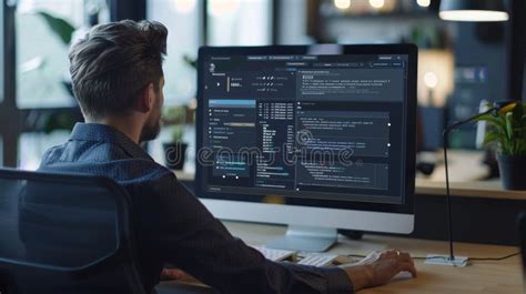 Coding Workstation Stock Illustrations 1599 Coding Workstation Stock