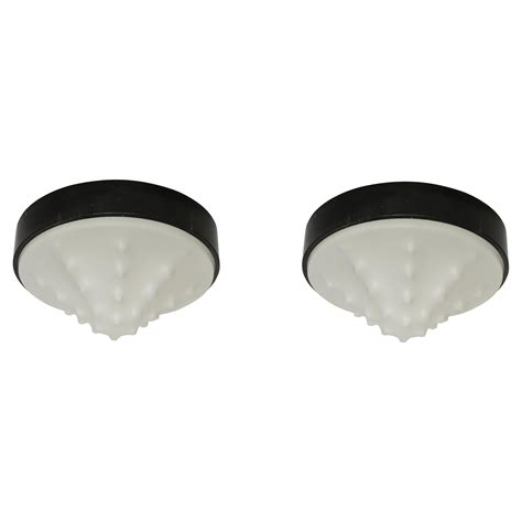 Mid Century Double Sided Ceiling Flush Mount Exit Sign Lights At StDibs Low Profile Exit