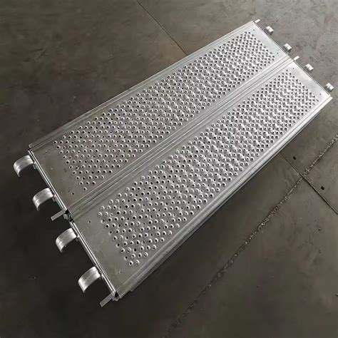 Different Width Scaffolding Plank For Construction Galvanized Steelaluminum Aluminium Metal