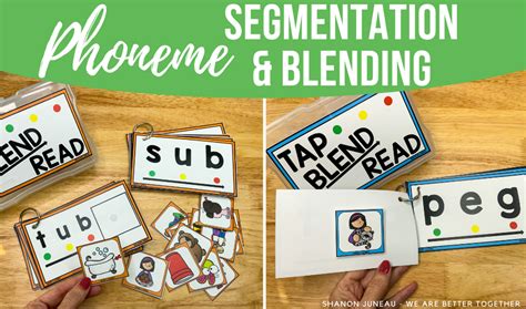 phoneme segmentation and blending activities we are better together