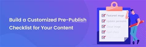 pre publish checklist plugin —