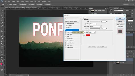 Cara Membuat Outline Text Di Photoshop AppByRaafi
