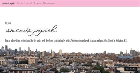 Alp Website Codesandbox