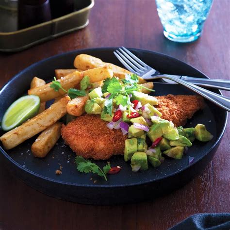 Iandj Crunchy Crumbed Hoki With Fresh Avo Salsa Simplot Food Australia