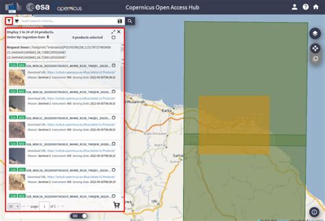 Finding Sentinel Imagery