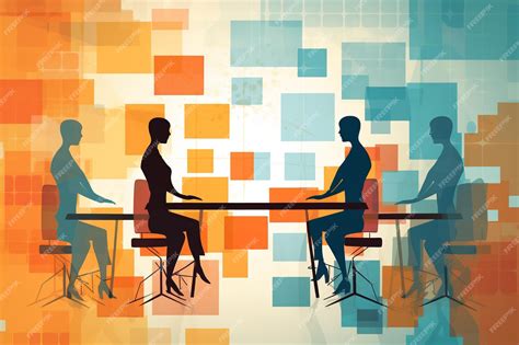 Premium Ai Image An Abstract Representation Of Negotiation Dynamics