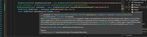 Azure Blob Storage Throws Exception When Creating A New Container