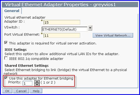 Shared Ethernet Adapter SEA Fail Over With Load Balancing